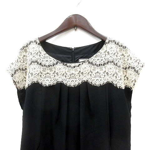 Tiara Dress Mini Lace French Sleeve 2 Black /Mn Women | eBay