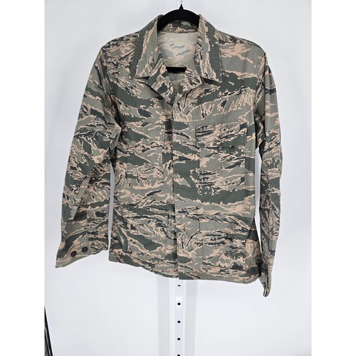 United States Air Force Mens Sz M Utility Button Up Coat Camo ...