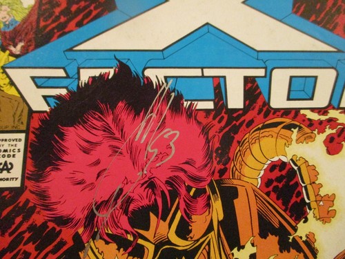 X-Factor 82 SIGNED Joe Quesada (+ 1993) w) COA X-Men Comic Havok Pyro ...