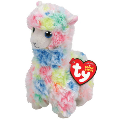 Ty Beanie Babies Lola the Llama 6" 15cm MWMT Beautiful Multi-colored | eBay
