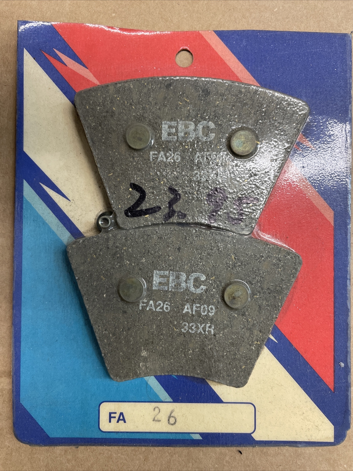 Harley EBC Brake Pads Part FA 26 XLH/XLCH FX/FXE 1973-77 | eBay