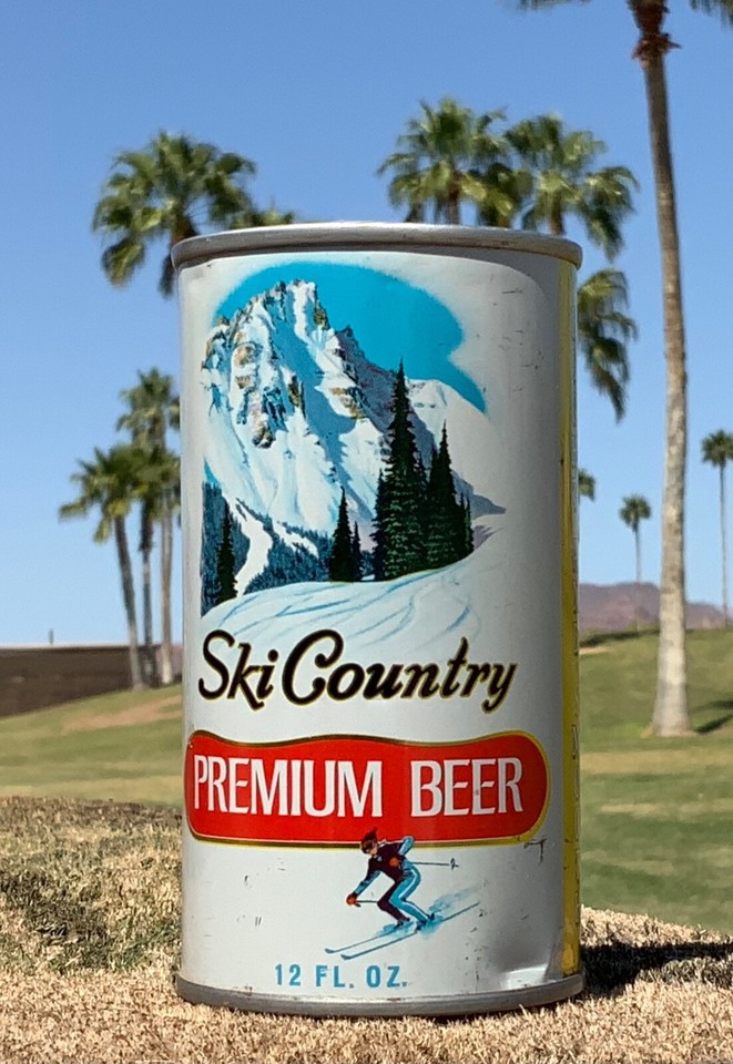 12oz Ski Country PT Beer Can - Bottom Opened | eBay