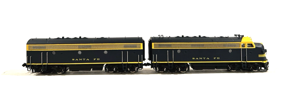 N Scale Brass Key Imports Santa Fe AT&SF EMD F-7 A&B Diesels Both ...