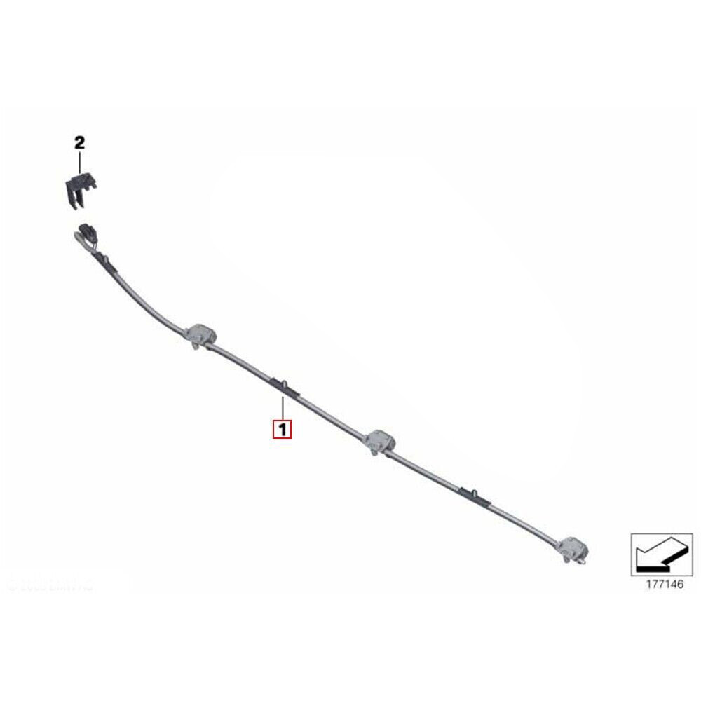 Windshield Washer Nozzle 61667202027 for BMW 740Li 750Li 760Li xDrive ...