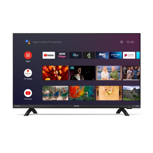 Sharp 1T-C32DI4KL2AB 32" HD Ready LED Smart Android TV with Google ...