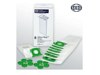 Sebo X1 X2 X3 X4 X5 Extra Pet XP2 XP3 5093ER Vacuum Cleaner Dust Bags ...