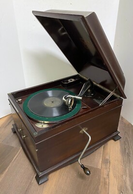 Victor VV-1X Victrola Tabletop 78 RPM Record Crank Phonograph ~ Nice ...
