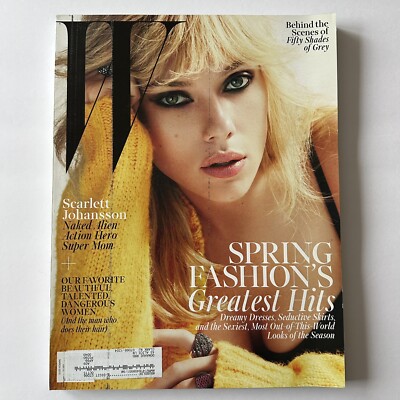 W magazine 2015 March SCARLETT JOHANSSON Spring Fashion Issue | eBay