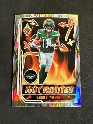 2022 Panini Phoenix Garrett Wilson Hot Routes Insert #HR-2 New York ...
