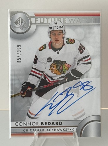 Connor Bedard - Future Watch Auto - 2023-24 SP Authentic #110 /999 (AU ...