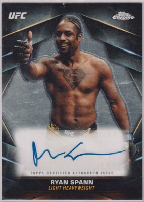 Ryan Spann 2024 Topps Chrome UFC Veteran Autographs #CVA-RSP🔥 | eBay