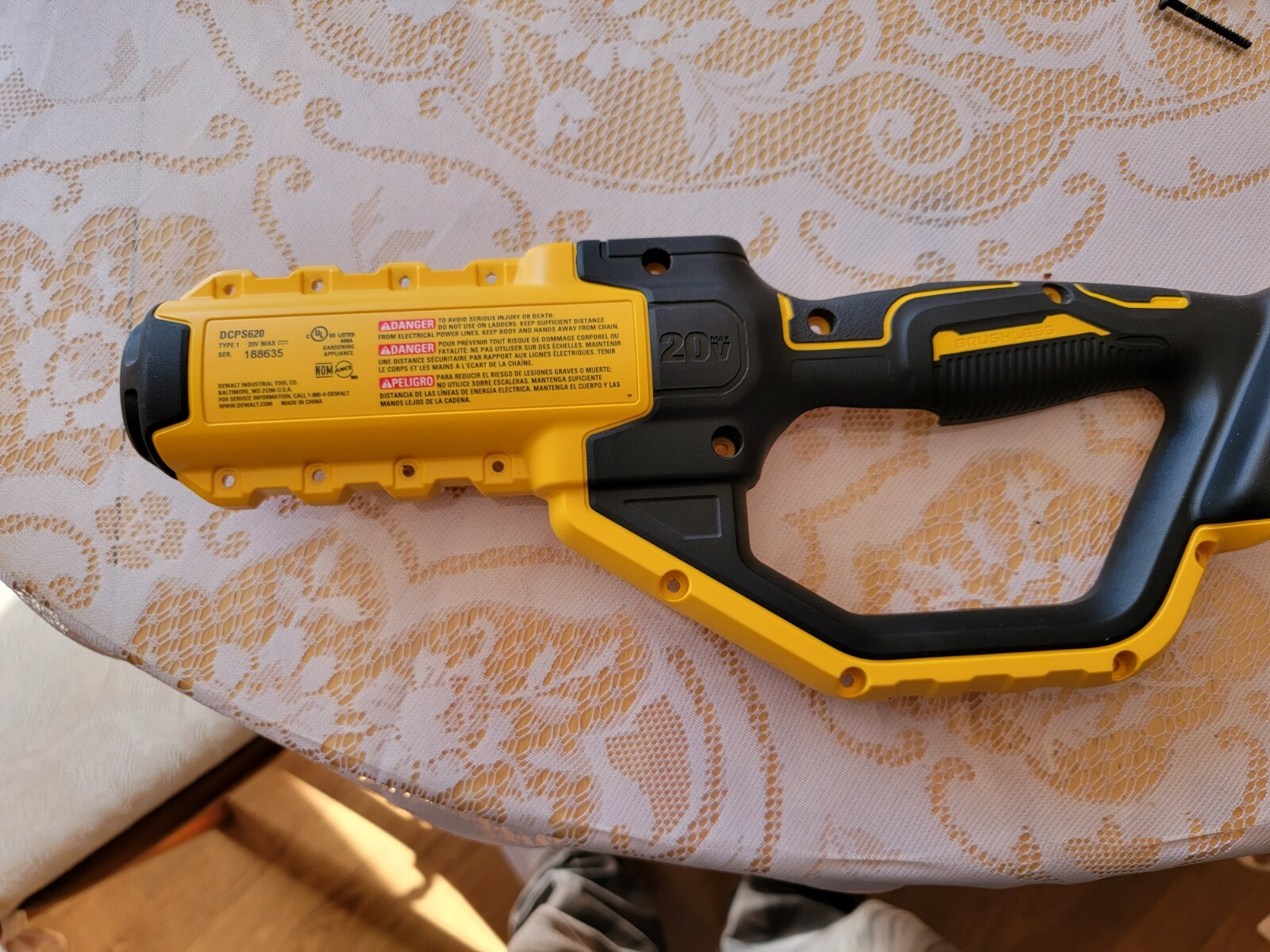 OEM Parts Rear Handle Assy For DEWALT Pole Saw Pruner 20V Li-Ion ...