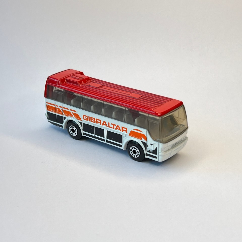 Matchbox Ikarus Bus Gibraltar Coach Tourist White Body Red Roof Mint | eBay
