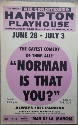Norman Is That You, Hampton Playhouse, Hampton, NH, June 28 - July 3 ...