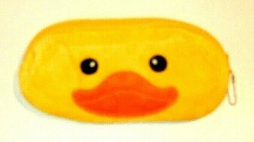 Soft Plush Yellow Duck Zippered Pencil Case - NEW (#1) | eBay