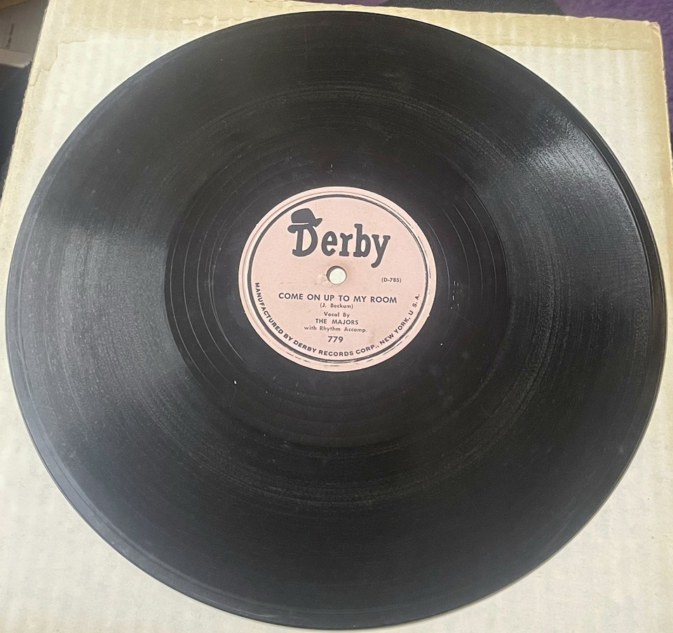 Majors 1951 DOOWOP 78 Laughing On The Inside / Come On Up To My DERBY VG+++ HEAR | eBay