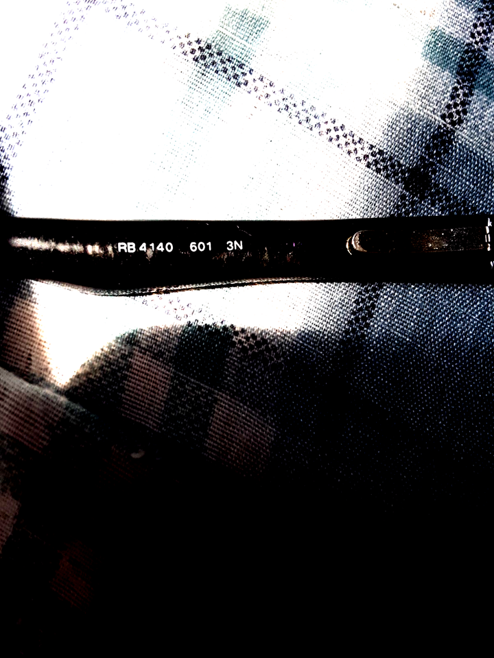 Ray-Ban RB4140 Wayfarer Sunglasses Made In Italy Black | eBay