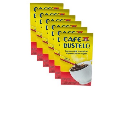 6 Pack Cafe Bustelo Instant Espresso Coffee 36 Individual Packs total ...
