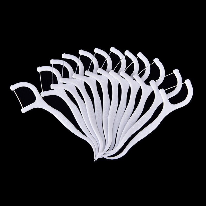 30Pcs/Box Sticks Health Tooth Clean Picks Dental Floss Flosser Tooth ...
