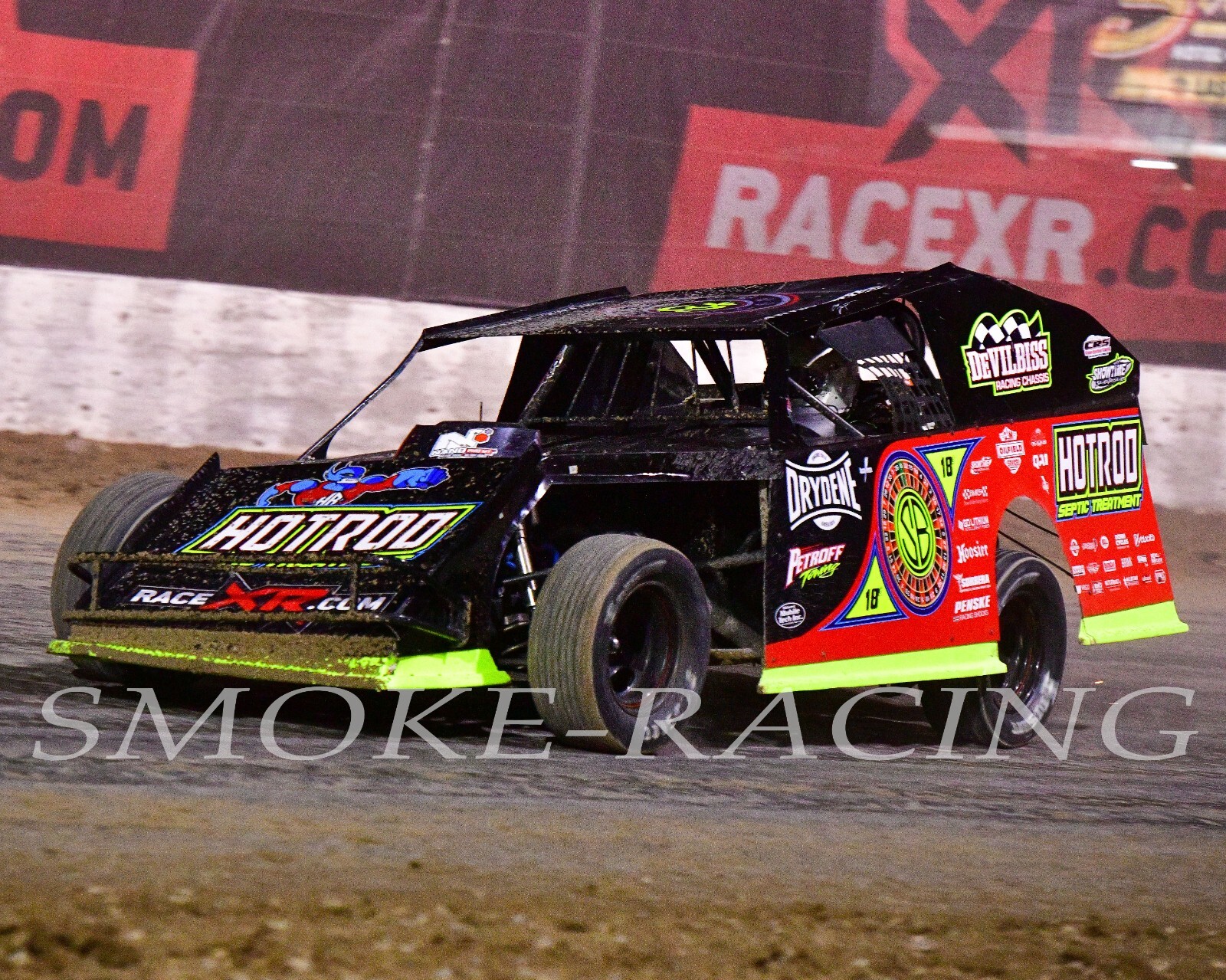 SCOTT BLOOMQUIST HOT ROD MODIFIED CAR ON TRACK 20X16 GLOSSY POSTER #23F ...