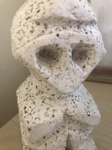 Gail Itow 1966 Primitive Monkey Sculpture Carved Stone Pumice? 6.25" | eBay