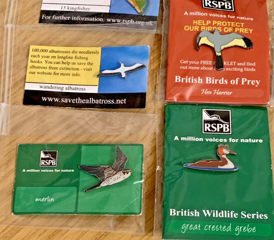 ZB36: RSPB British Wildlife Pin badges X 11 | eBay UK