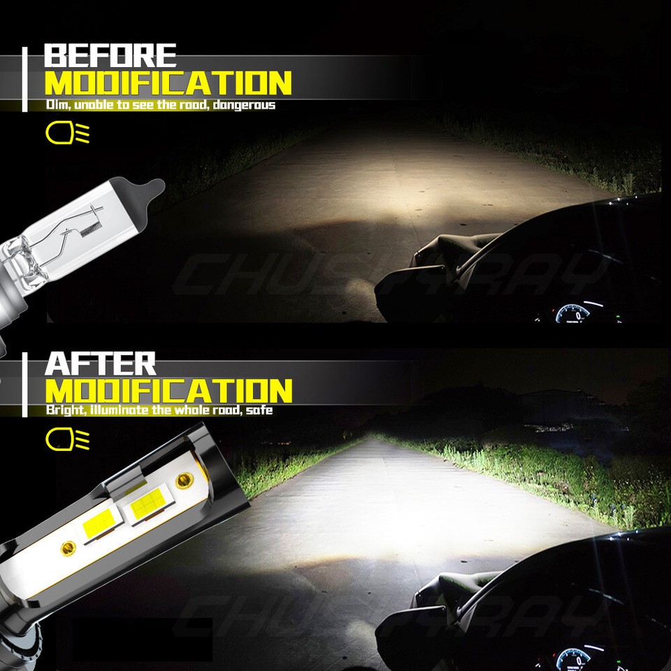 For Ford Mustang 1990-2004 6000K 9007 HB5 Plug&Play LED Headlight Hi/Lo ...