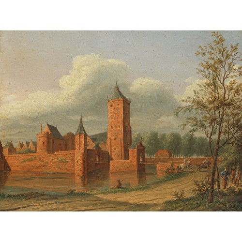 Van Hall Bate Stein Castle Near Vianen Canvas Wall Art Print Poster ...