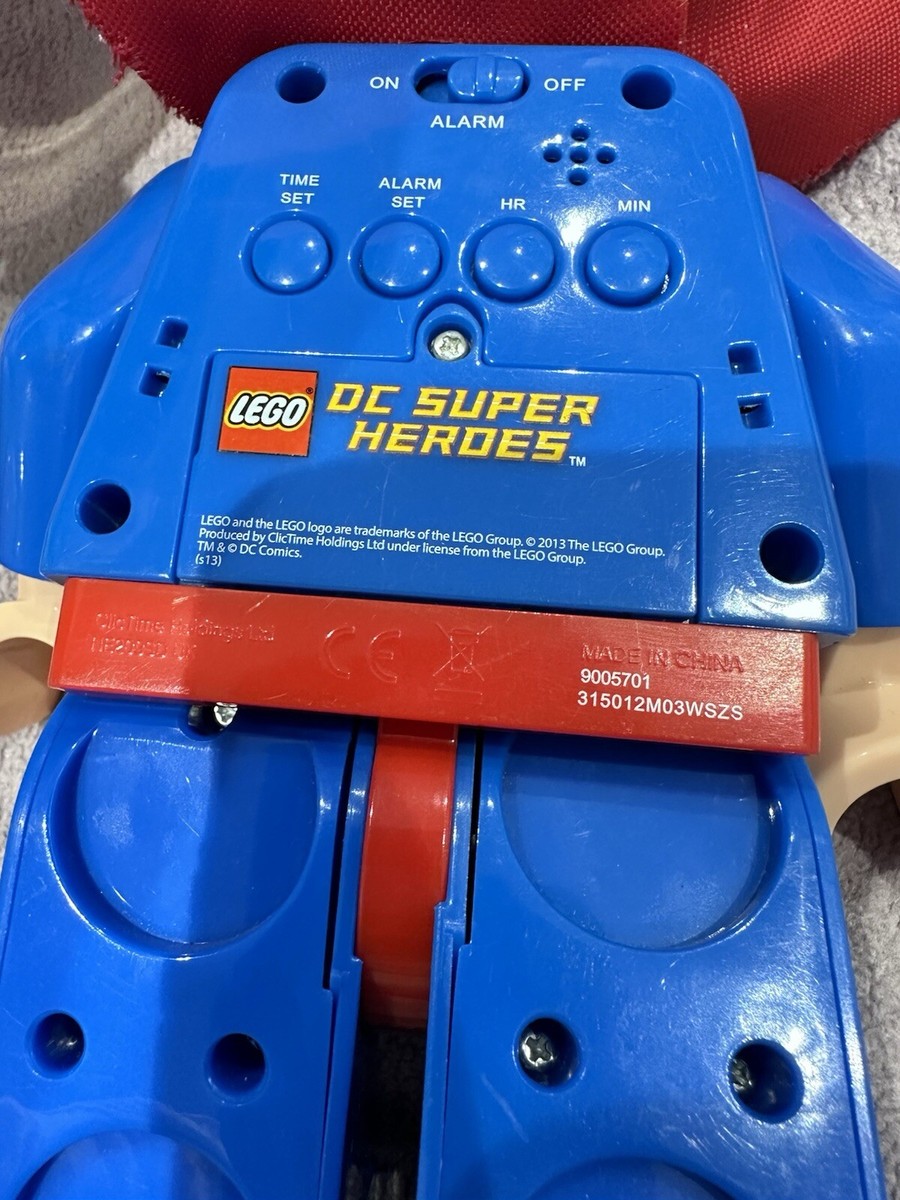 Superman Lego Alarm Clock