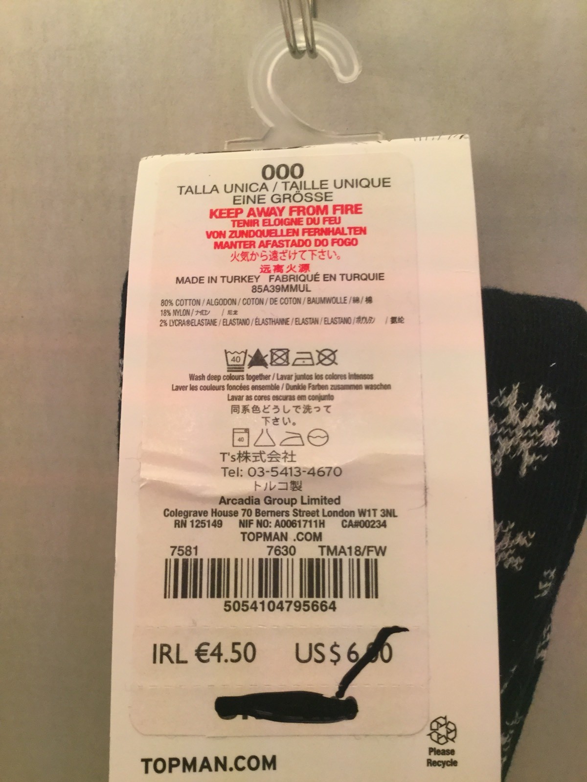 Topman Snowman Print Socks Black one size | eBay