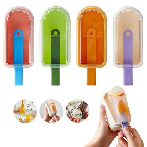 Silicone Popsicle Ice Cream Mold Easy Release for Homemade Flavored ...