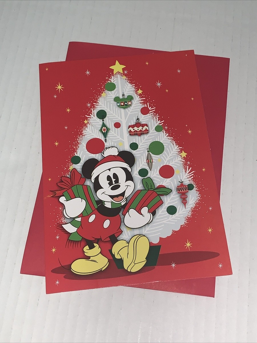 Mickey Mouse Christmas Card Mickey Friends Disney Christmas Png,