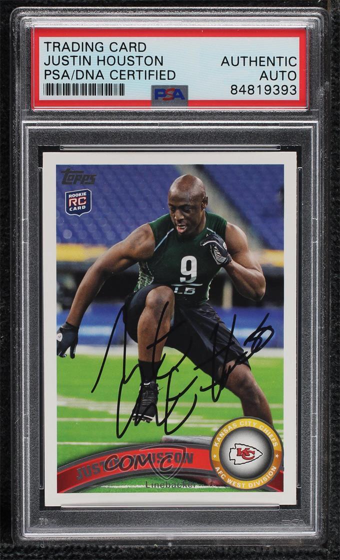 2011 Topps - #251 Justin Houston (RC) for sale online | eBay