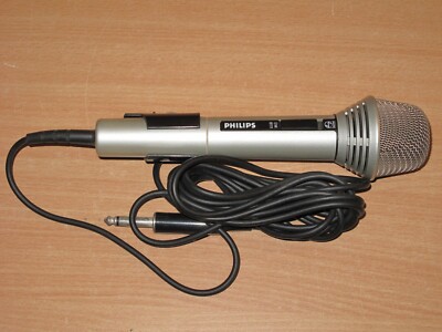 Philips Em 8111 Dynamic Microphone Studio Vintage 80S | eBay UK