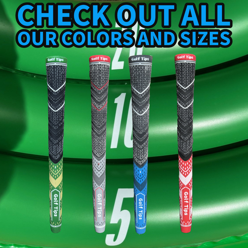 Golf Club Grips Standard Size (13 Pack) Red, Green, Blue, & Grey | eBay