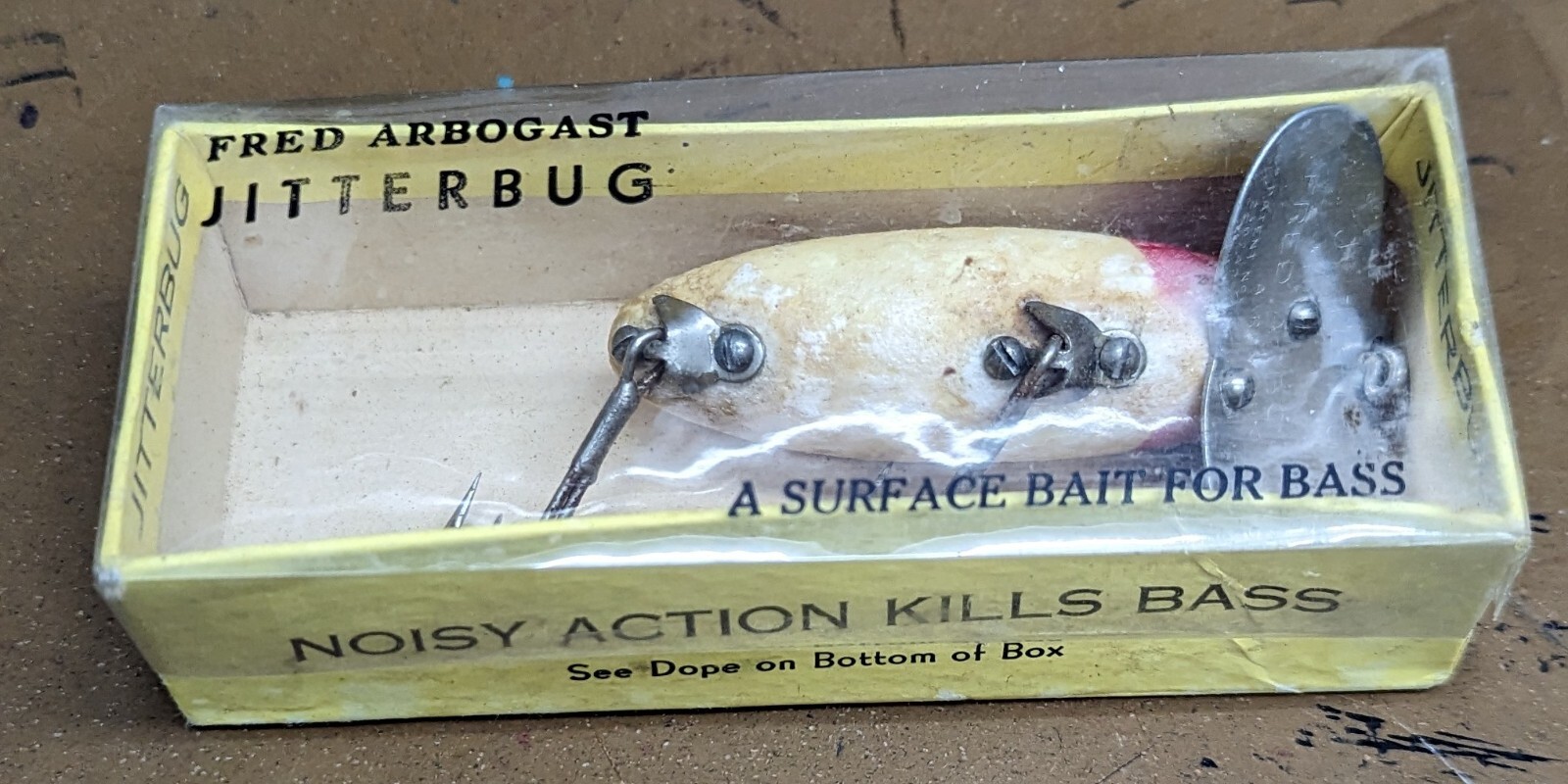 Vintage Fred Arbogast Jitterbug 655 P Lure With Original Box | eBay