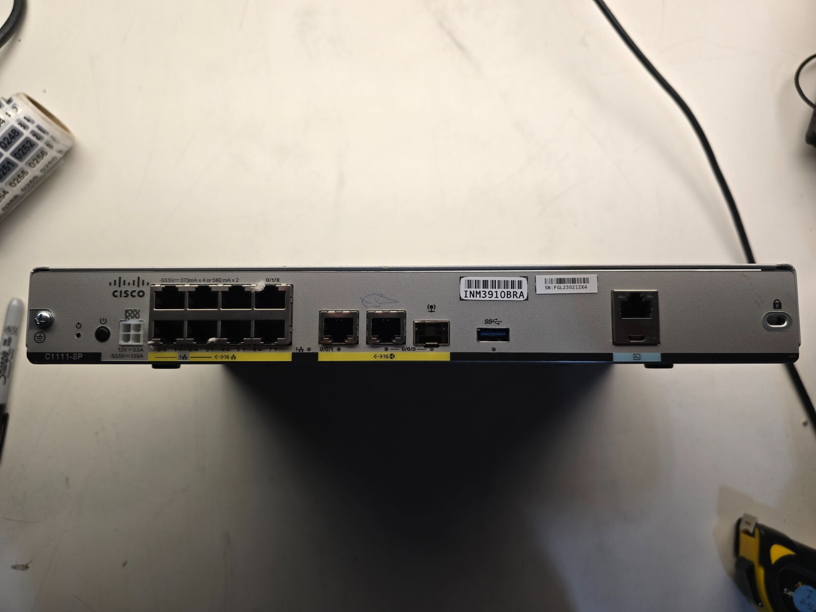 Cisco ISR 1100 Series Router C1111 C1111-8P V01 - Untested | eBay
