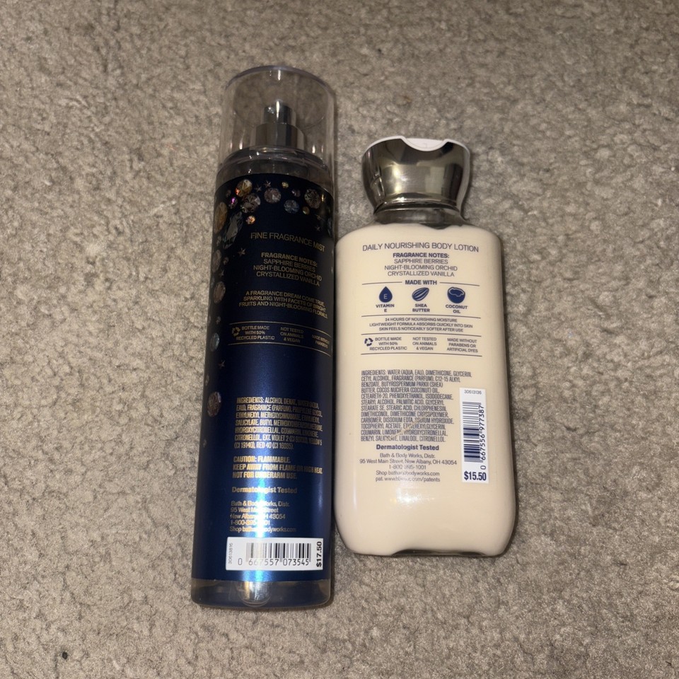 Bath & Body Works Dream Bright Fine Fragrance Mist Spray & Body Lotion ...