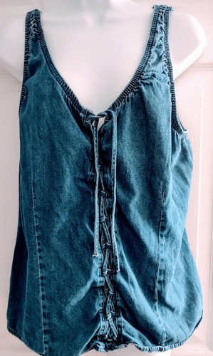 Zoey Beth Denim Tank XXL | eBay