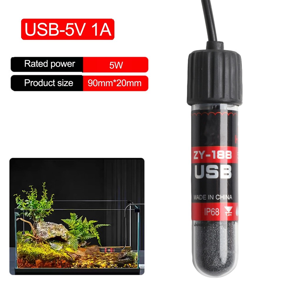 Robust Waterproof Aquarium Heater for Small Tanks IP68 Safety Standard ...