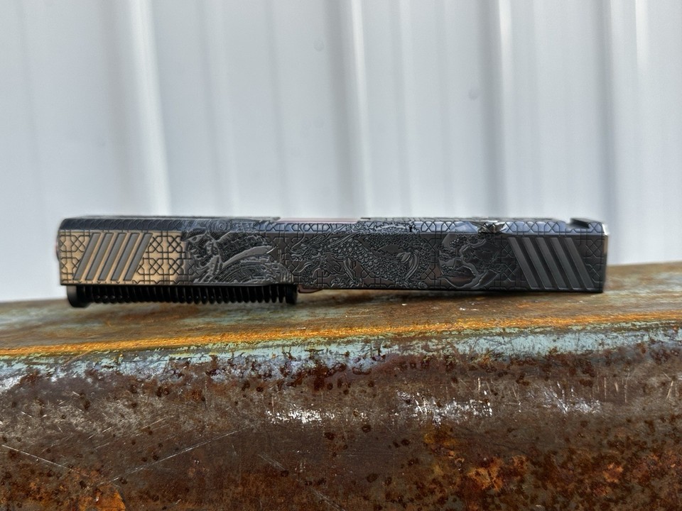 Glock 19 Gen 3 Custom Slide – Samurai Engraving – DLC Coated – | eBay