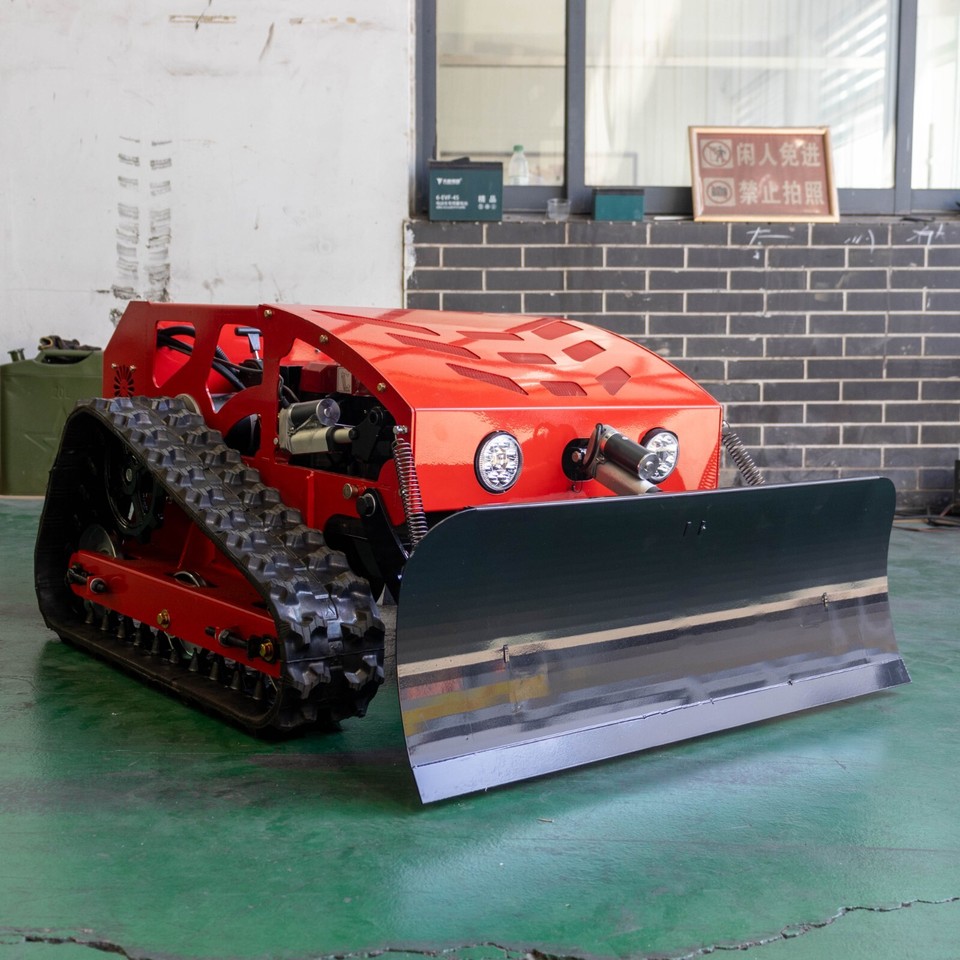 Intelligent Electric Remote Control Track Lawn Mower with Free Snow ...