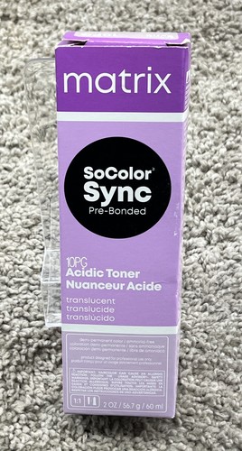 Matrix SoColor Sync Pre-Bonded Acidic Toner Translucent - 10PG Extra ...