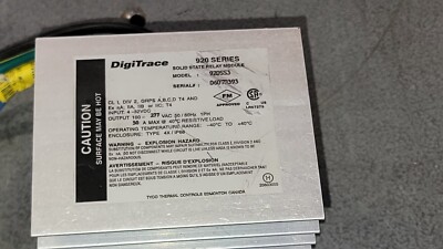 DigiTrace 920 SERIES Solid State Relay Module 920SS3 NEW NO BOX FREE ...