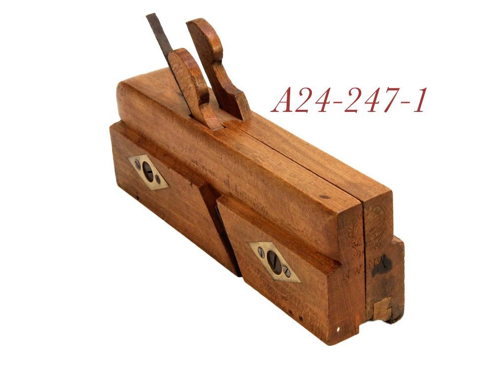 clean shape wood wooden SASH MOLDING PLANE MCMASTER AUBURN NY ...