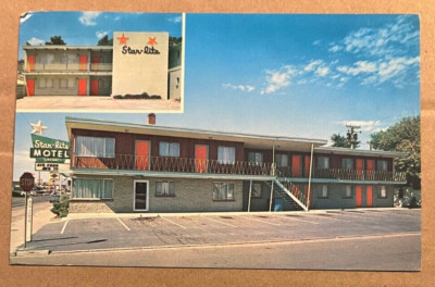 POSTCARD 1963 OR 65 USED - STAR-LITE MOTEL, U.S. 40, 411 1OTH ST., ELKO ...
