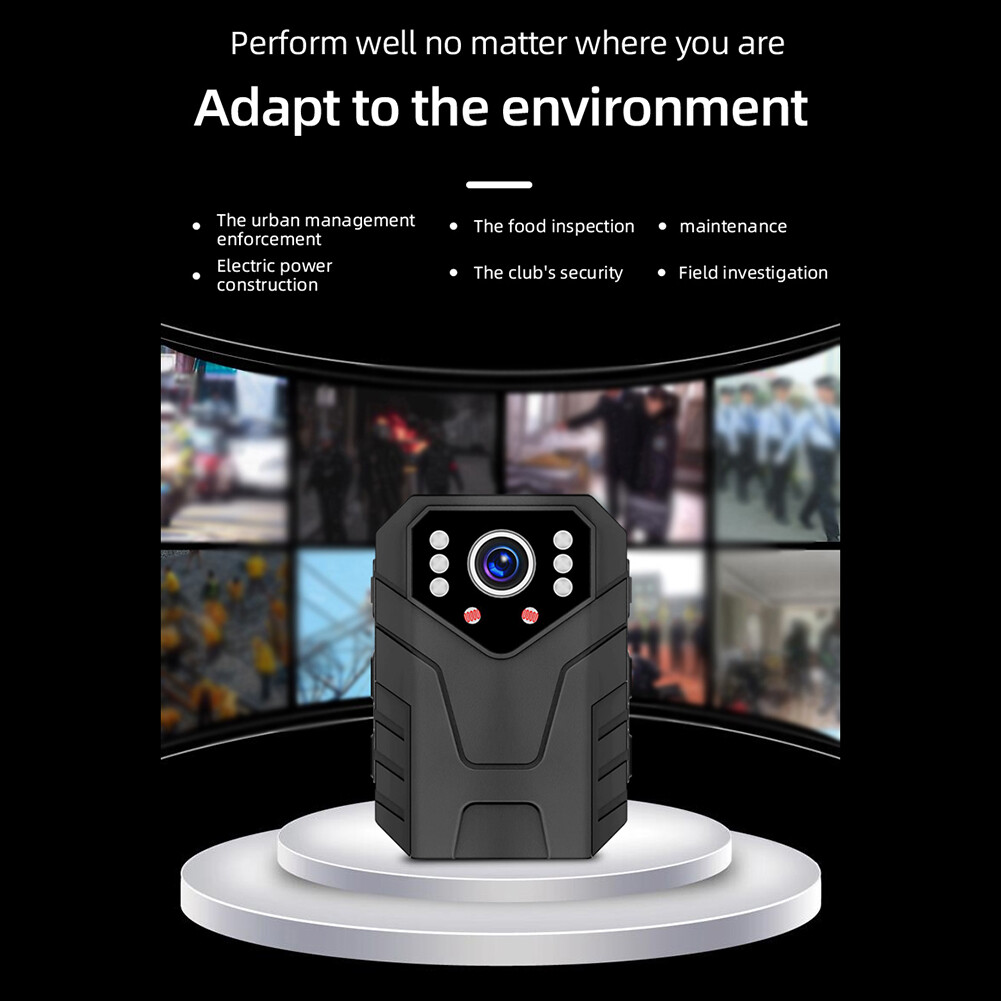 1080P HD Micro Camera Wearable 1800mAh Night Vision DV Action Cam with ...