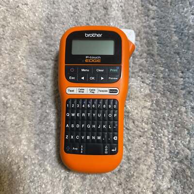 Brother PT-E105 P-Touch Edge Handheld Industrial Monochrome Label Maker ...