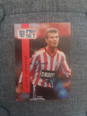 Pro Set English Football Cards 1990/91 - 213 - Alan Shearer Rookie ...
