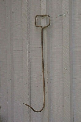 Primitive Hay Bale Hook Rustic Country Barn Farm Tool Old Vintage Decor ...